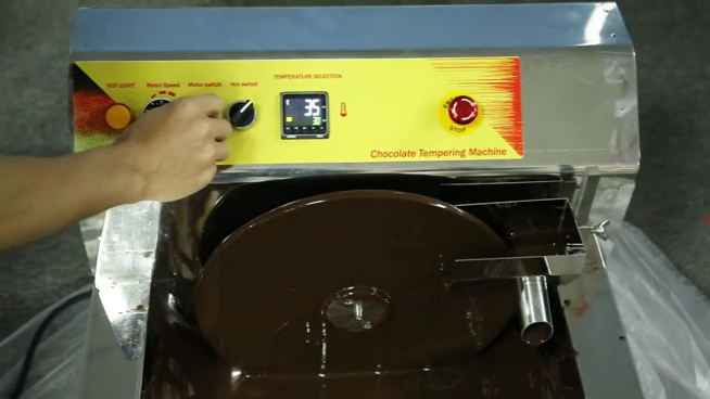 Commercial Tabletop Vibration Chocolate Melting Tempering Machine 110V ...