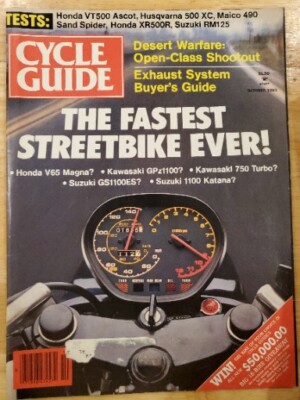 Vintage Cycle Guide Magazine. October 1983 | eBay
