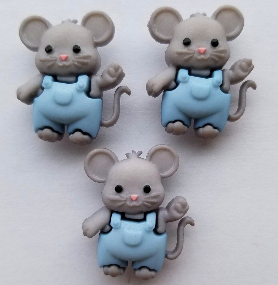 Dress It Up Craft Buttons FOREVER FRIENDS Animal Fox Cat Dog Mouse ...