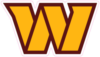 Washington Commanders Football Vinyl Decal Sticker Car Truck Bumper ...
