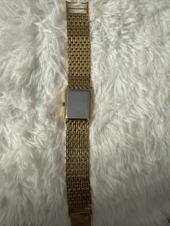 Vintage Xavier Diamond Quartz Men's Watch Masterpiece Gold Tone Needs ...