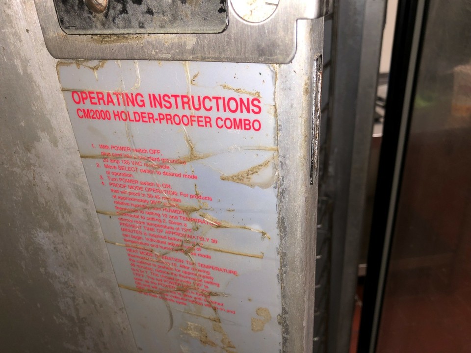 Metro CM2000 Proofer-Holder Combo | eBay