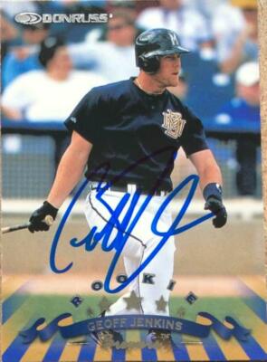 Geoff Jenkins Autographed 1998 Donruss #278 | eBay