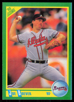 1990 Score 81 Joe Boever Atlanta Braves | eBay