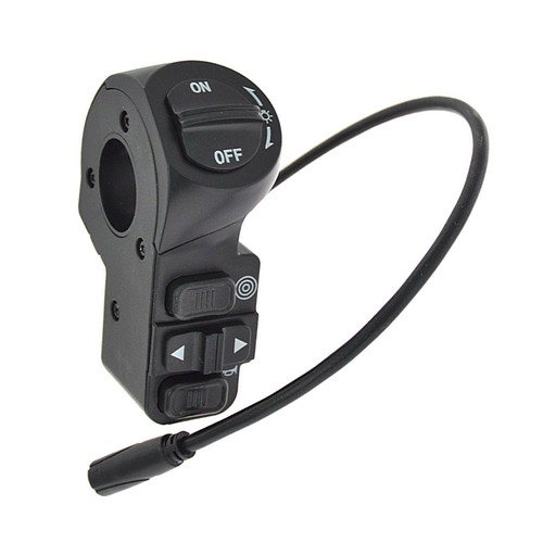 Black 3 in 1 Bike Switch Trumpet Switch for Electric Bicycle Scooter | eBay