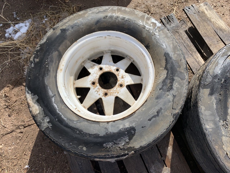 1970s Jackman Steel Wagon Wheels (2 Only) 15x7 rims 5x5.5 Lug Ford Jeep ...