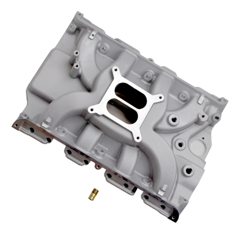 Satin Aluminum Dual Plane Intake Manifold For Ford FE 360 390 406 410 ...