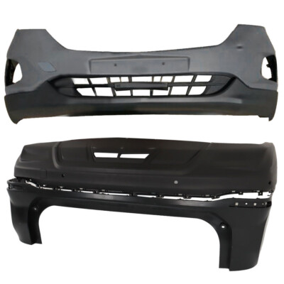 Labwork Plastic Front Bumper Cover&Rear Bumper Cover For 18-2019 Chevy ...