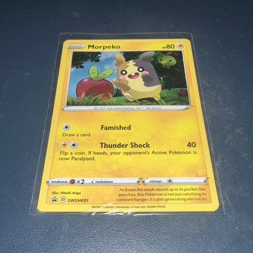 Morpeko SWSH031 2020 Holo Pokémon Card | eBay