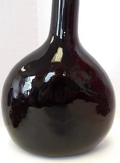Antique Blood Red Amber Stoddard Chestnut Style Bottle | eBay