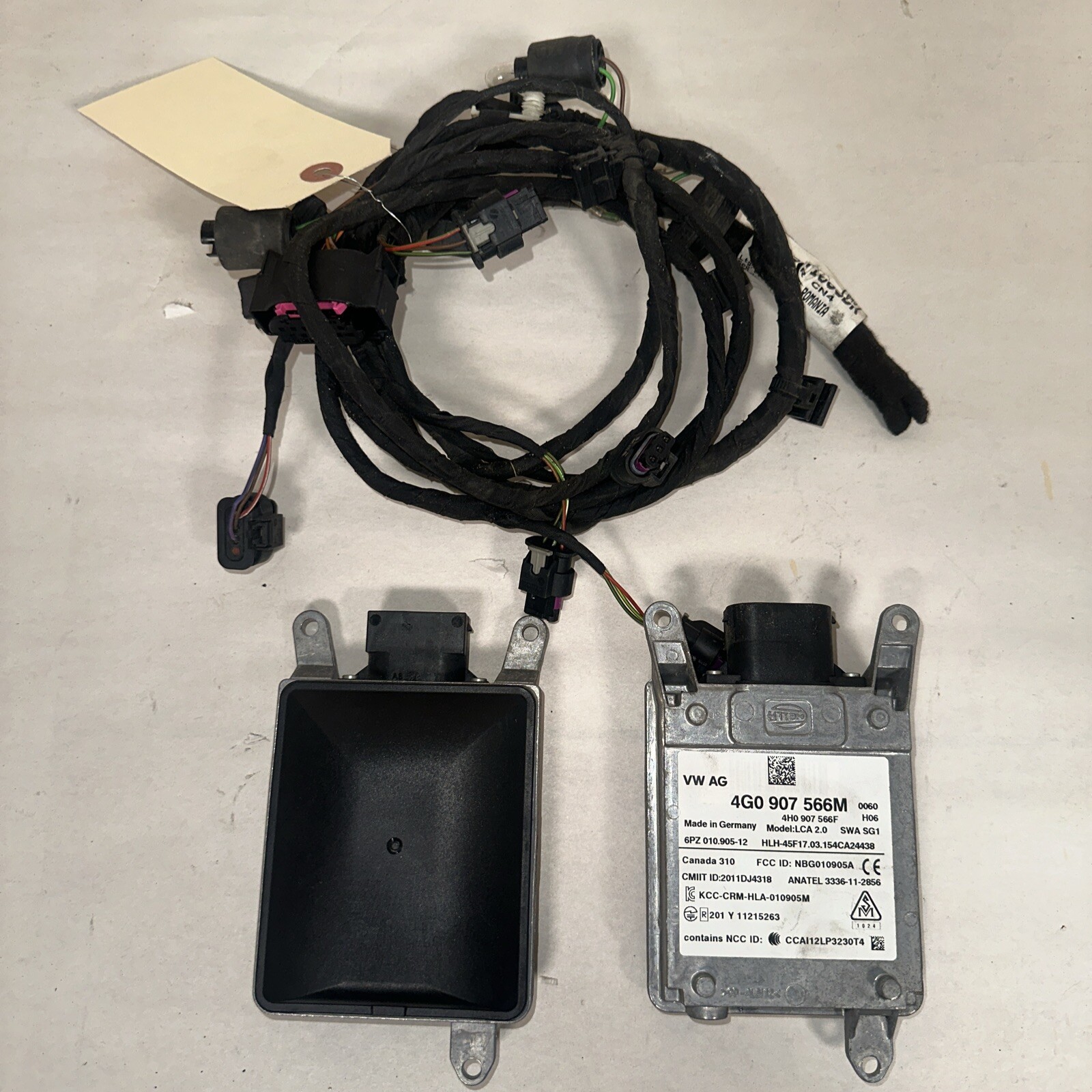 AUDI A7 12 - 18 REAR BUMPER BLIND SPOT RADAR SENSOR CONTROL UNIT ...