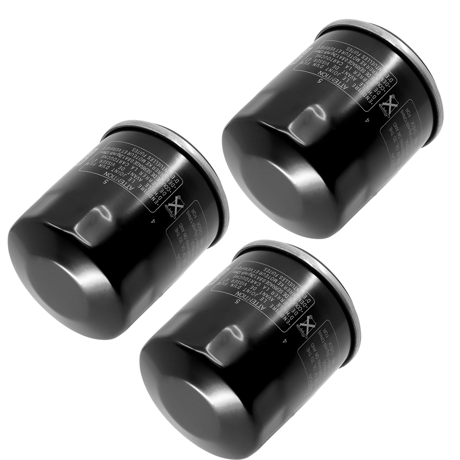 3 Pack Oil Filter for Kawasaki 800 VN800 Vulcan Classic Drifter Z800 96 ...