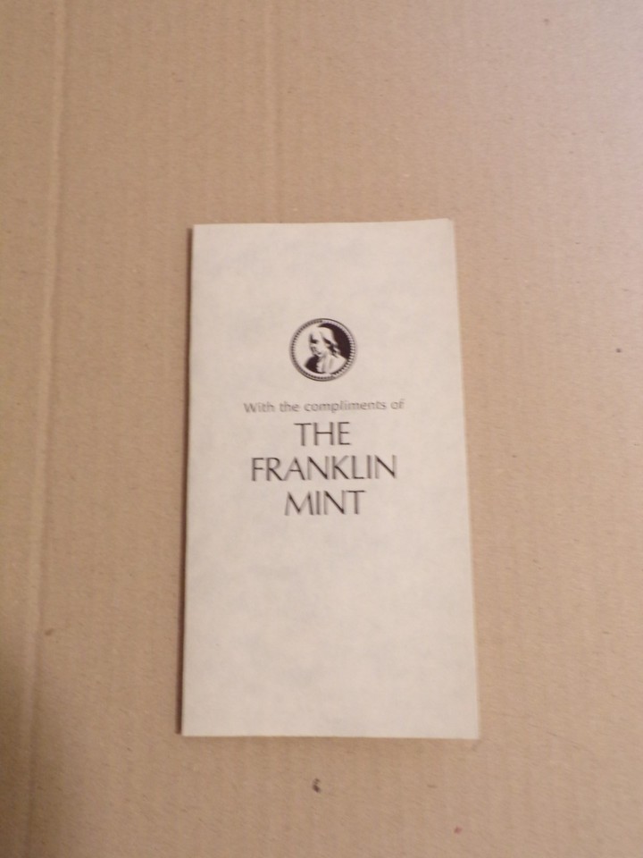 1971 SILVER FROM AROUND THE MOON APOLLO 14 COMMEMORATIVE MINI COIN ...