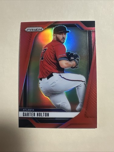 Carter Holton 2025 Panini Red Card #286 Atlanta Braves #241/299 | eBay
