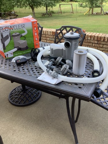 Bestway Flowclear 58704E 1500 gal Cartridge Filter Pump-Works Good ...