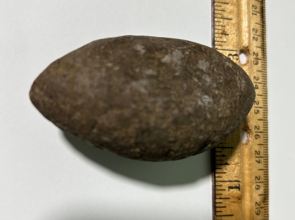 Indian Artifact Football shaped tool or game | eBay