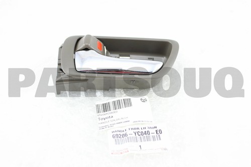 69206YC040E0 Genuine Toyota HANDLE SUB-ASSY, FRONT DOOR INSIDE, LH | eBay