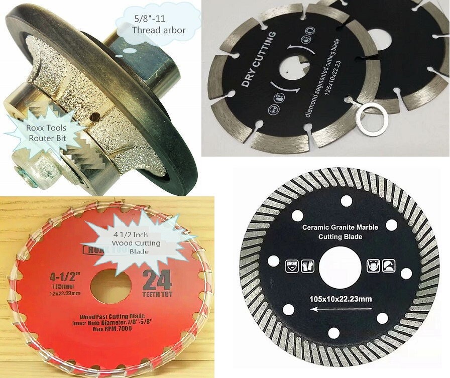 Tile Router Bullnose Blades Half Bullnose Profile Wheel HBPW