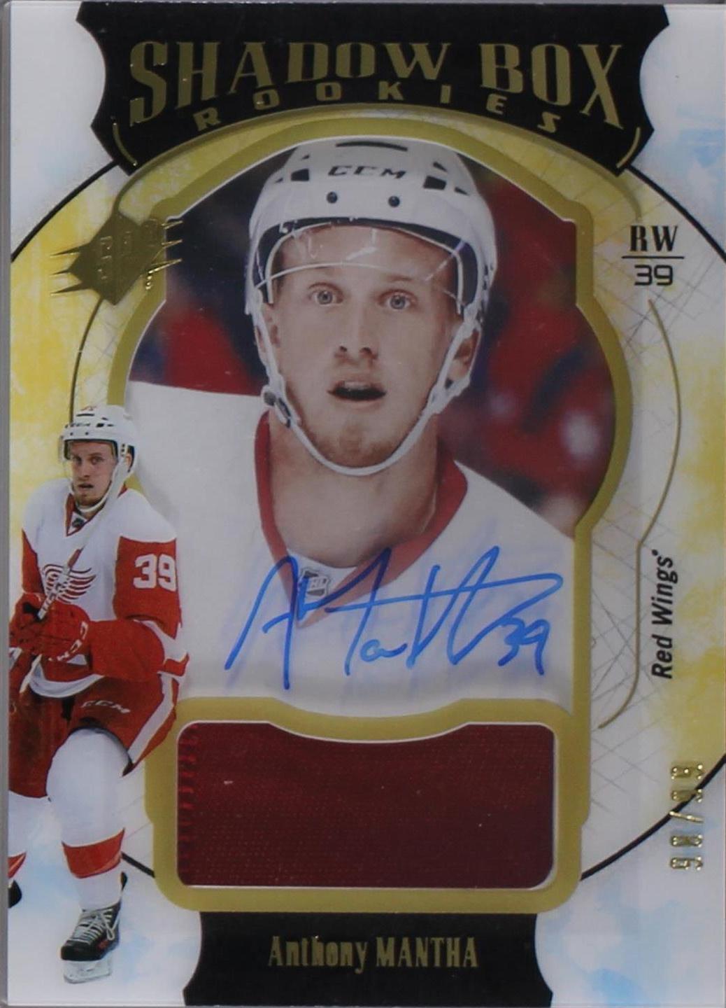2016-17 SPx - Shadow Box Rookies Anthony Mantha #53 Gold Premium ...