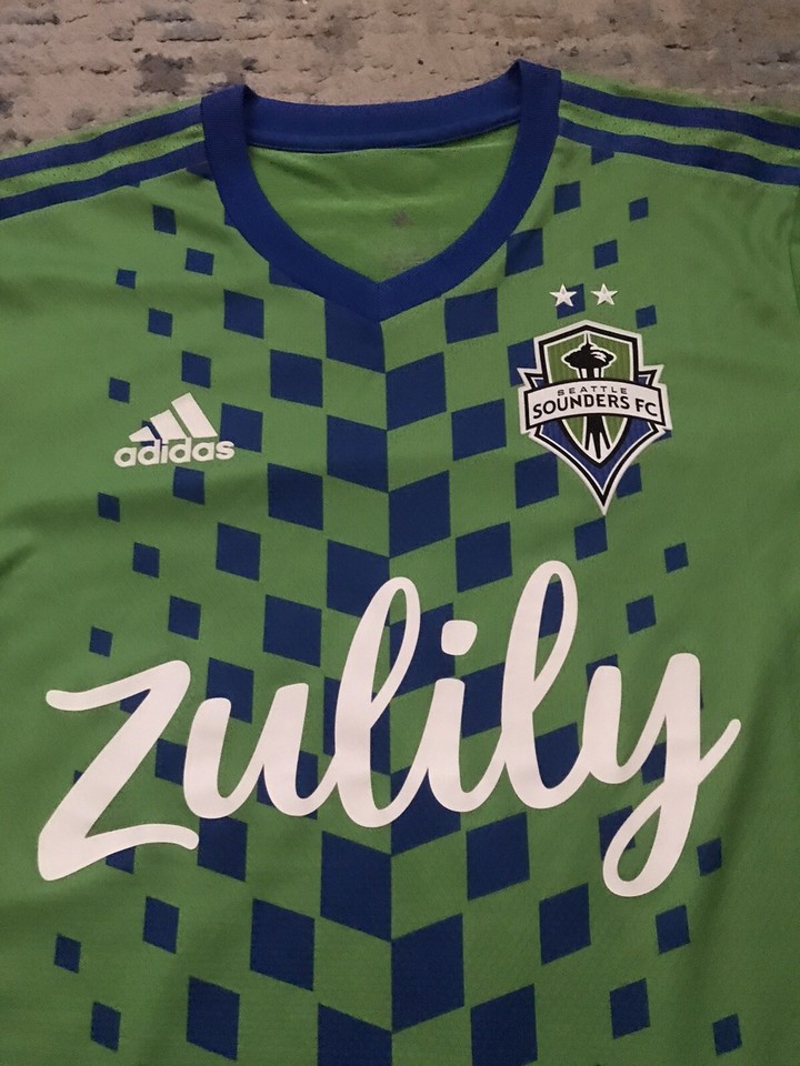 Seattle Sounders Zulily 22-23 Authentic Adidas Home Jersey | eBay