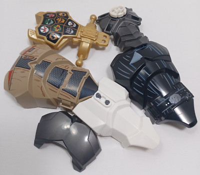 LEGO HERO FACTORY LG FIGURE TORSO SKELETAL CHEST ARMOR Lot Of 6 (as ...