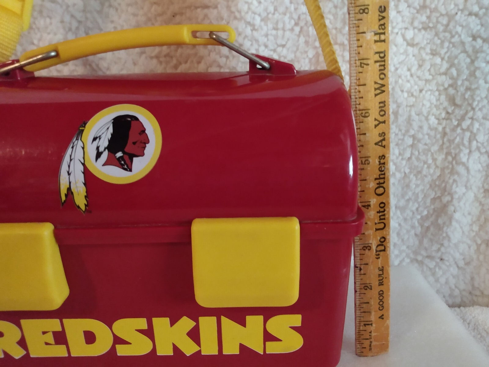 Vintage Washington REDSKINS Football Team Lunch Box Ice Man By ...
