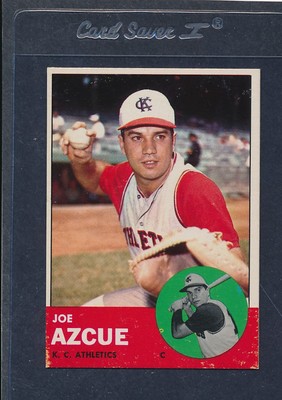 1963 Topps #501 Joe Azcue A's EX 63T501-90316-1 | eBay