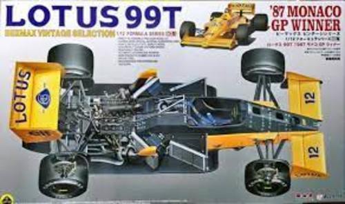 PLATZ/BEEMAX 1/12 LOTUS 99T 1987 MONACO GP WINNER BX12001 Model Kit F/S ...