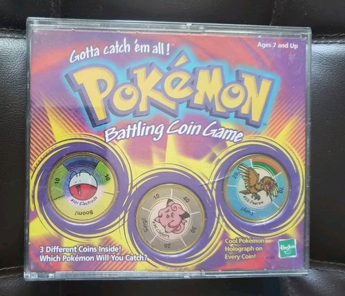 Hasbro Pokemon Battling Coin Game 3 Unique Coins 1999 76930414095 | eBay