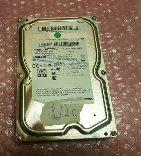 Samsung SpinPoint F1 750GB| HD753LJ hdd gem bild festplatte |p226 ...