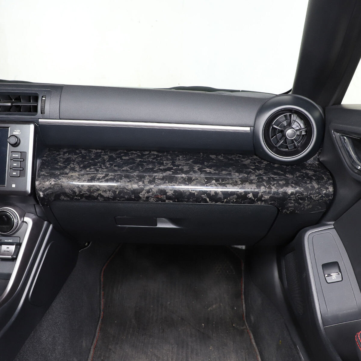 Forged Carbon Fiber Passenger Side Dash Panel Cover Trim Fits GR86 BRZ ...