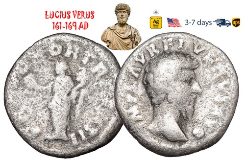 Ancient Roman Empire Coin Silver Denarius LUCIUS VERUS 161-169 ...