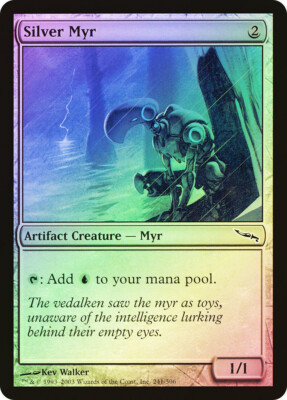 MTG FOIL Silver Myr - Mirrodin #241 | eBay