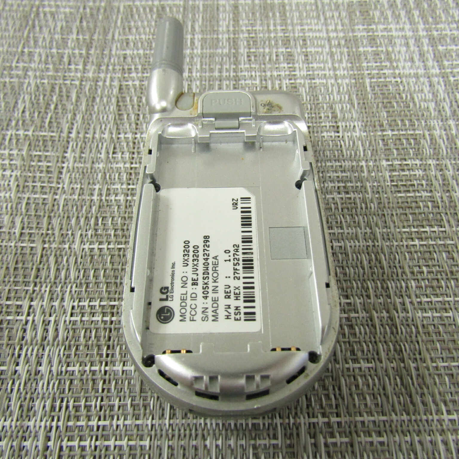 LG VX3200 - (VERIZON WIRELESS) CLEAN ESN, UNTESTED, PLEASE READ!! 29121 ...