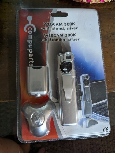 CompuParts Webcam 300K With Stand, Silver NIB Sealed | eBay