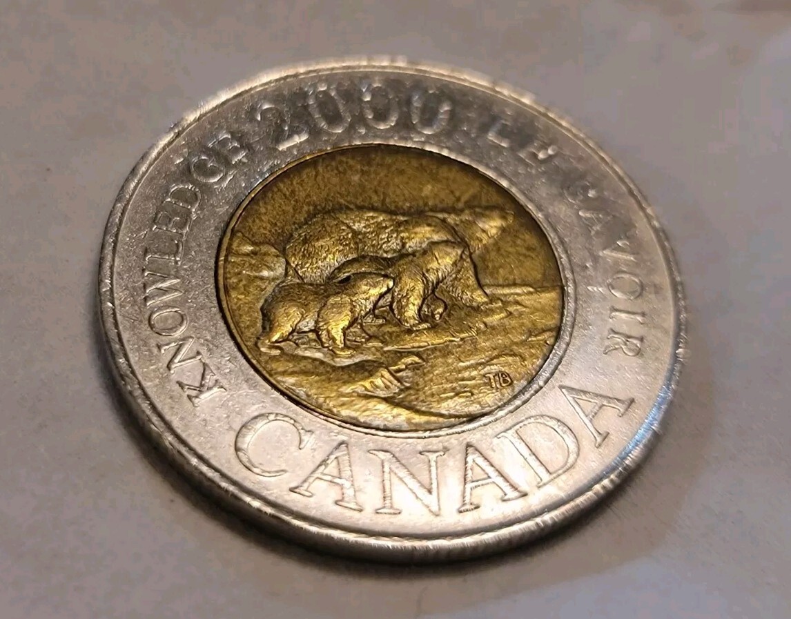 2000 Canada Toonie Two $2 Dollar Coin "Path of Knowledge" – Mother and ...