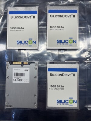 Silicon Systems SiliconDrive II 16GB SATA SSD-D16GS-4300 N.O.S never ...