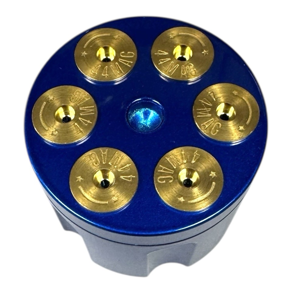 Indigo Blue Gun Cylinder Style Shift Knob For 9/10 Speed Eaton Fuller ...