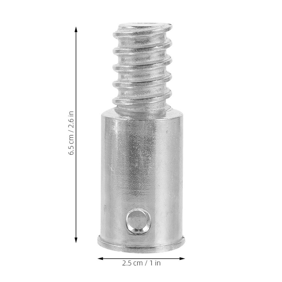 2 Pack Threaded Connector Broom Handle End Replacement Pole Adapter | eBay
