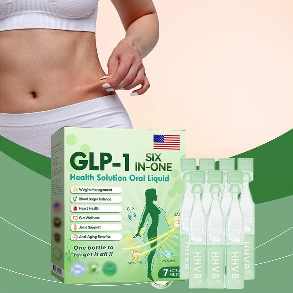 GLP-1 Six-in-One Health Solution Oral Liquld,one Bottle to Target It ...