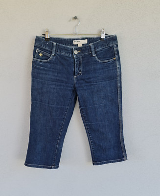 JUST JEANS Size 10 Denim Jeans Blue Cropped Knee Length | eBay UK