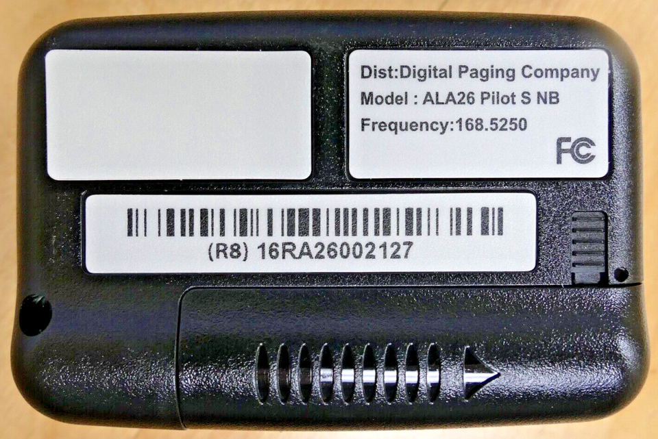 Apollo Pilot AL-A26 Alphanumeric Pager VHF 162-174 MHz POCSAG Clinical ...