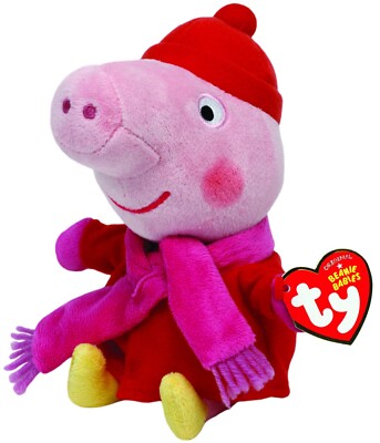 TY Beanie Baby -PEPPA WINTER PEPPA PIG UK EXCLUSIVE NEW MWMT's | eBay