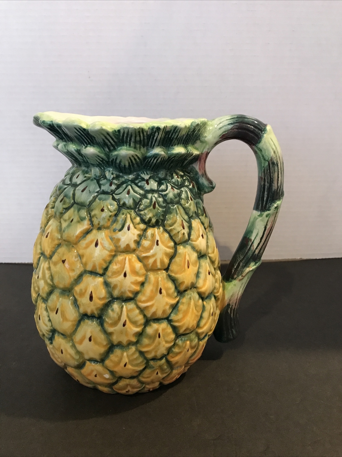 Vtg Pineapple Pitcher Tropical Tiki Bar World Bazaar Inc | eBay