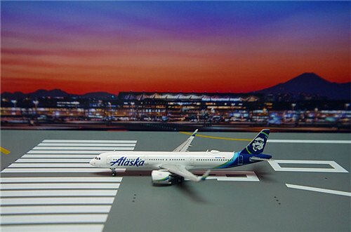 GeminiJets Alaska for AIRBUS A321neo N928VA 1:400 DIECAST plane Pre ...