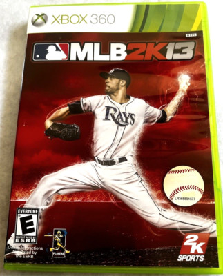 XBOX 360 MLB 2K13 BASEBALL GAME IN CASE WITH BOOKLET AUTHENTIC ...