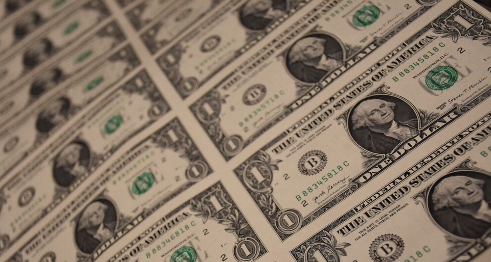 $1 UNCUT SHEET ONE DOLLAR BILLS $1x20 2017 UNITED STATES CURRENCY MONEY ...