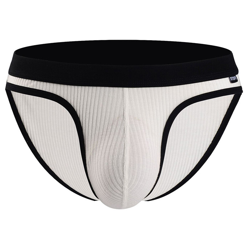 Men's Threaded Modal Low-rise Sexy Panties With Big Pockets U-convex ...
