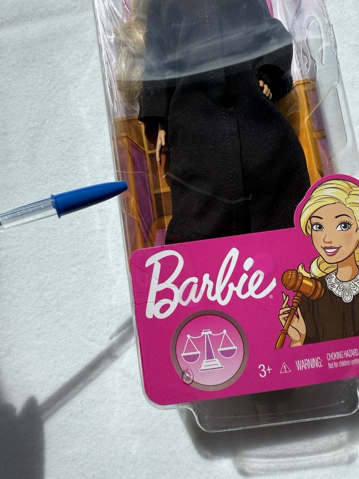 Barbie Judge Career of the Year Doll (2019) Blonde– Rare HTF –RGB- NIB ...
