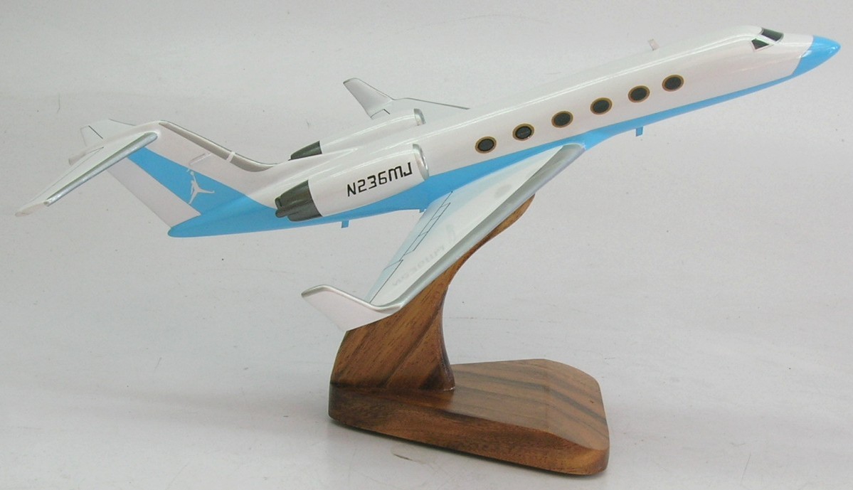 Gulfstream IV Michael Jordan G-IV Airplane Wood Model Free Shipping | eBay